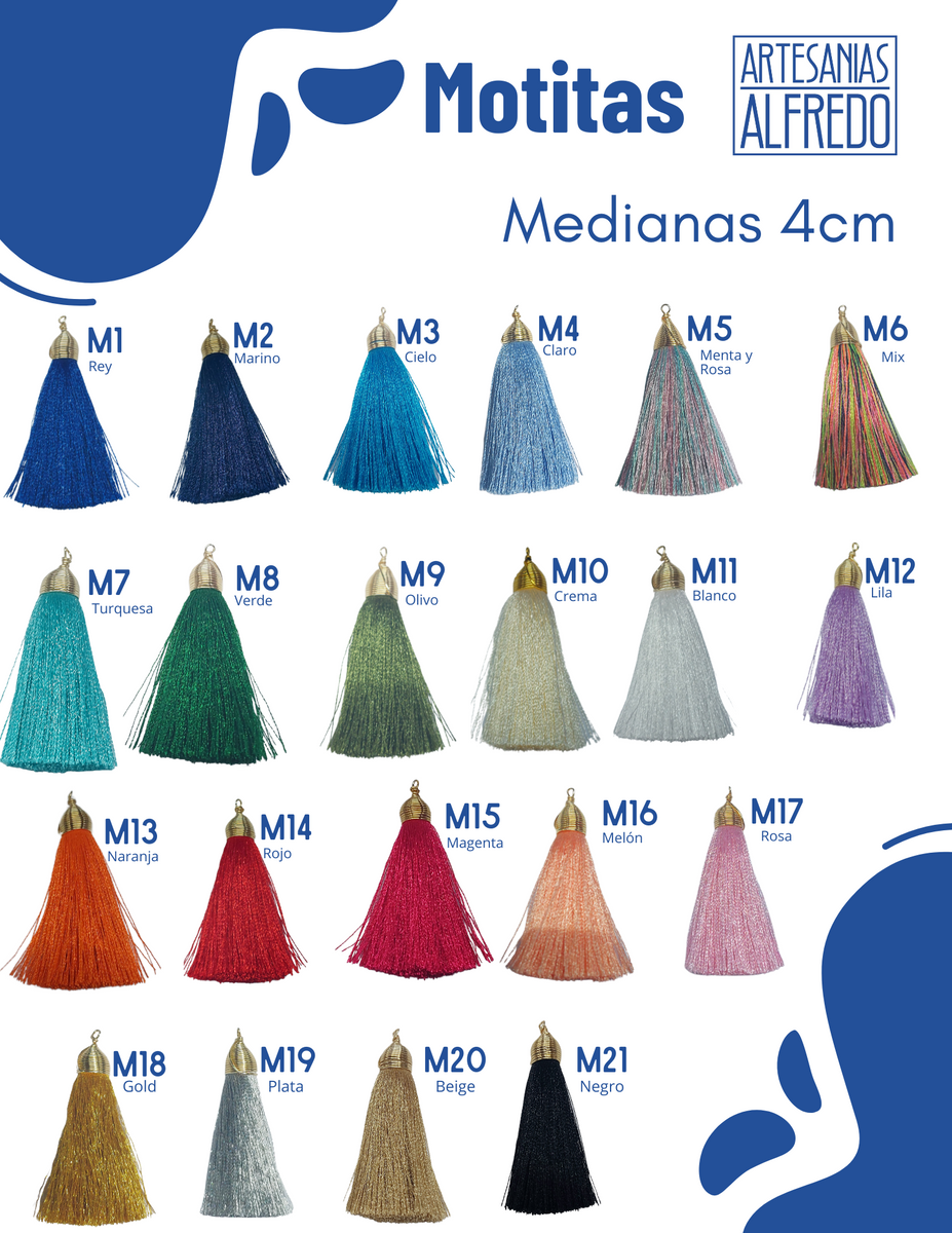 Motita Mediana 4cm – ArtesaniasAlfredo