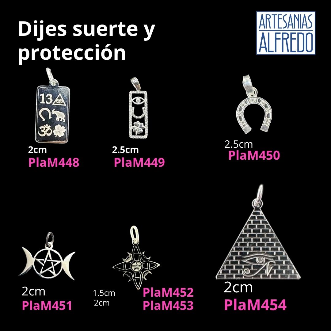 Dijes de suerte y protección plata .925 – ArtesaniasAlfredo